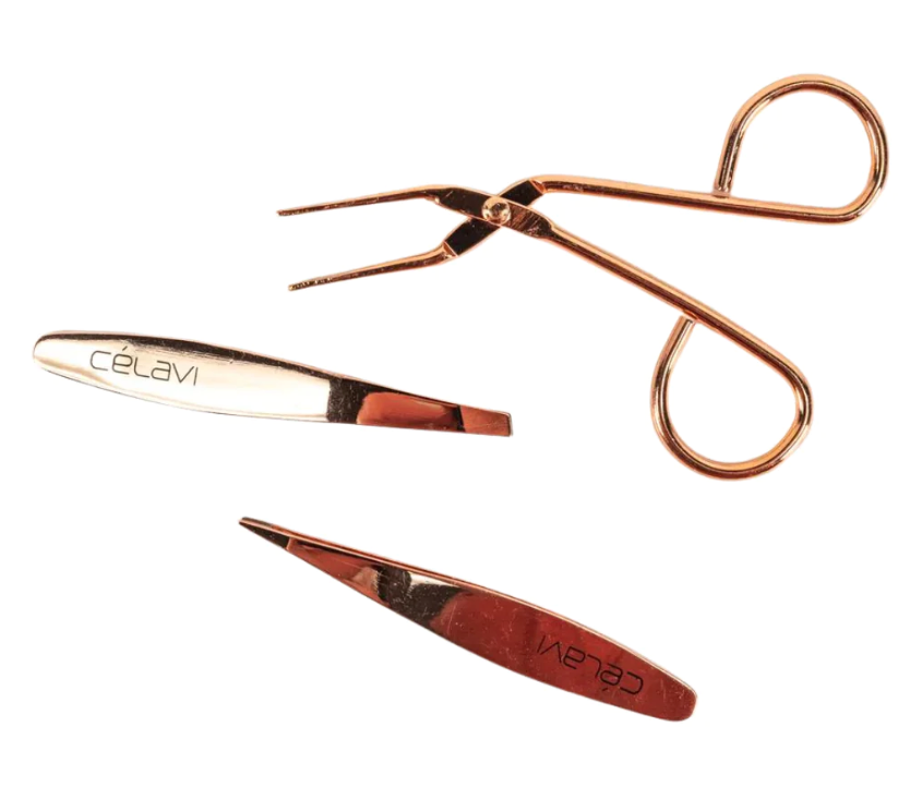 Kit saca cejas rose gold - Célavi – Schatzi Store