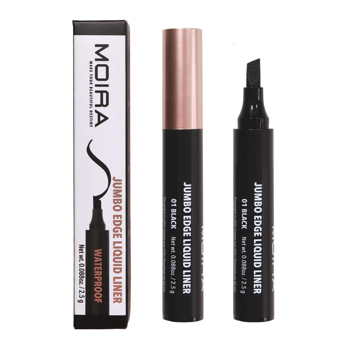 Jumbo edge liquid liner negro - Moira – Schatzi Store