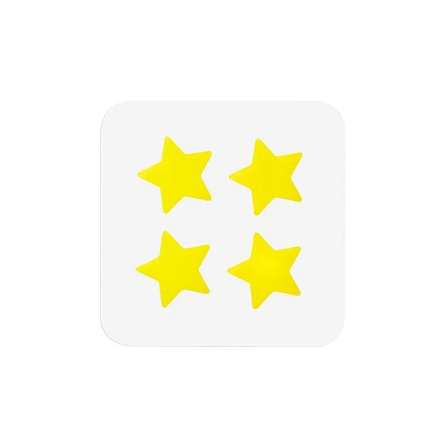 Hydro Stars Yellow (32 estrellas) - Starface / parches para granitos ...