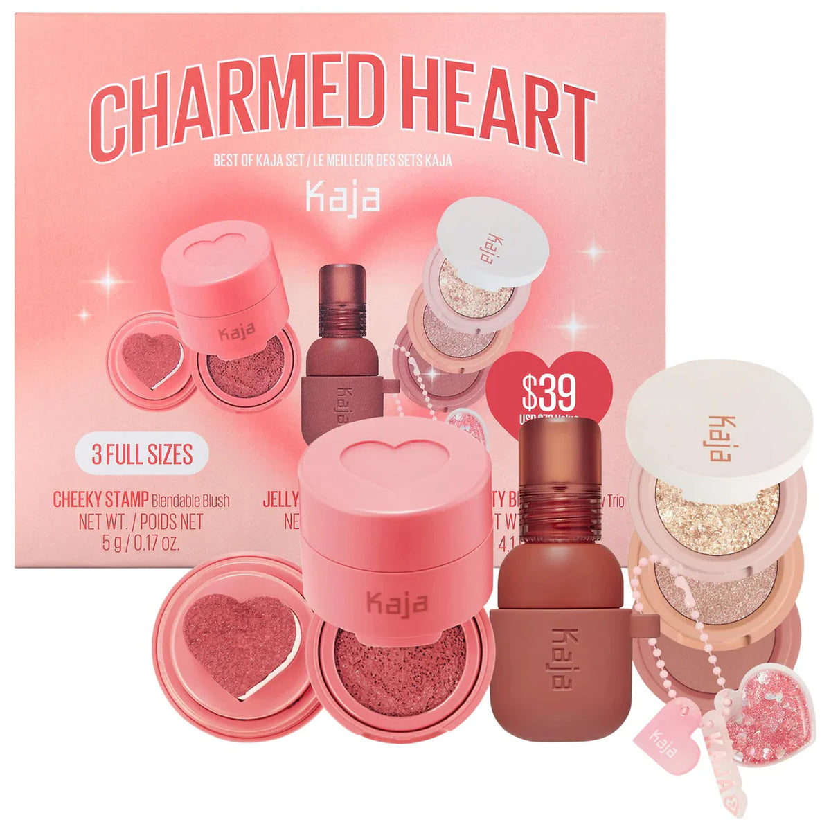 Kaja Charmed Heart Face Set - Kaja Beauty – Schatzi Store